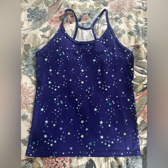 Fleo | Tops | Nwot Fleo Large Switch Up Full Length Tank In Navy Blue ...